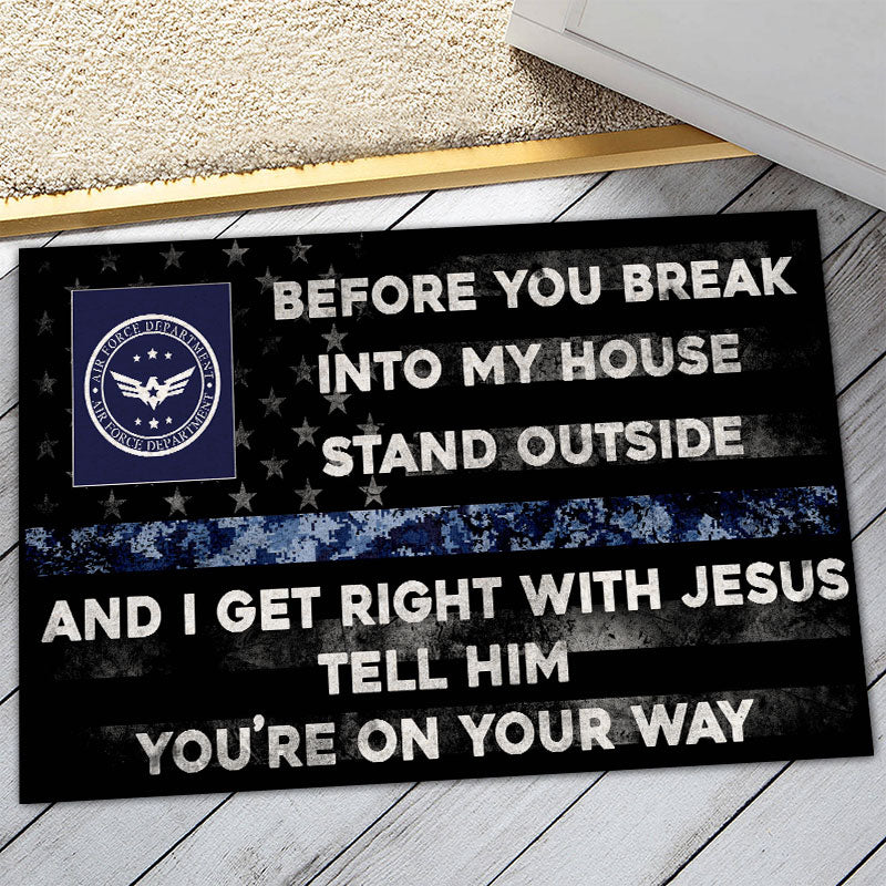 US military door mat - Be ready to – Galaxate