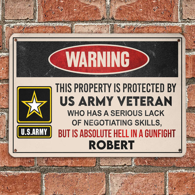 Veteran's Metal sign – Galaxate