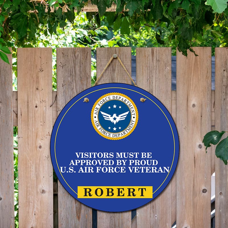 Door sign - Colorful symbol Air force – Galaxate
