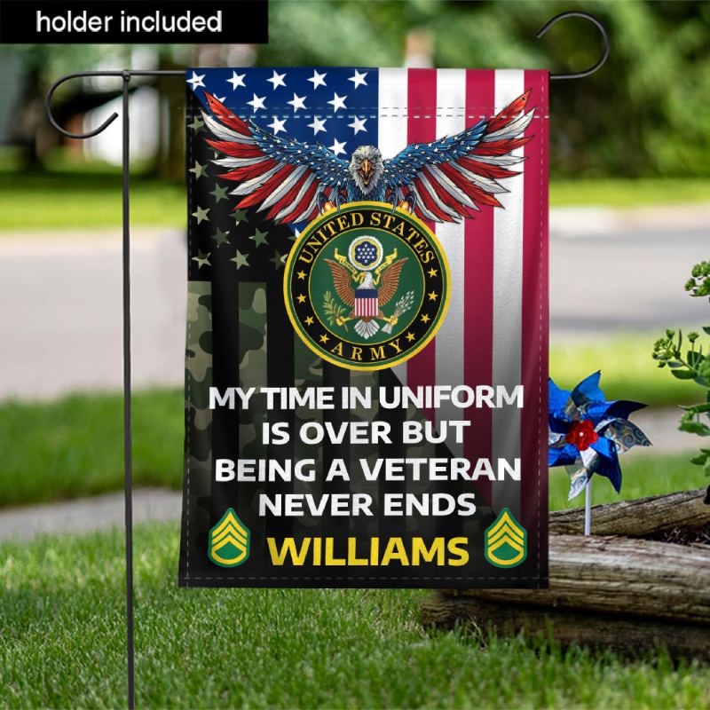 Personalized Flag For A Veteran - Proud Of Veterans – Galaxate