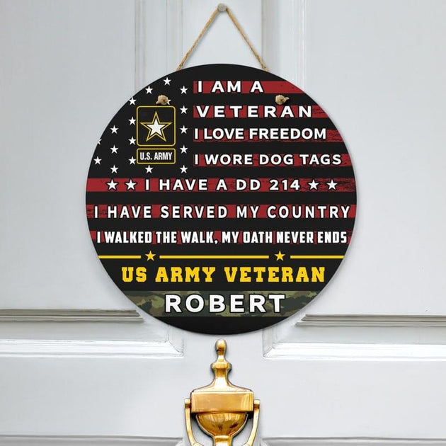 Buy Door Signs for Veterans — Veterans Door Decorations | Galaxate