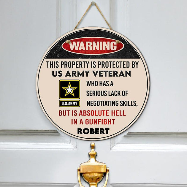 Buy Door Signs for Veterans — Veterans Door Decorations | Galaxate