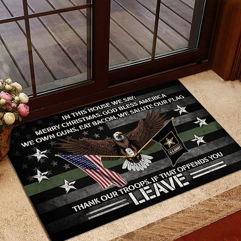US military door mat - Thank our troops – Galaxate